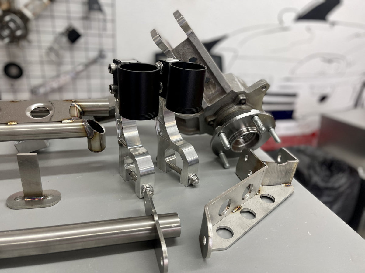 S1 BUILT Complete AWD Kit: Cast Aluminum AWD/RWD/FWD Rear Trailing Arm ...