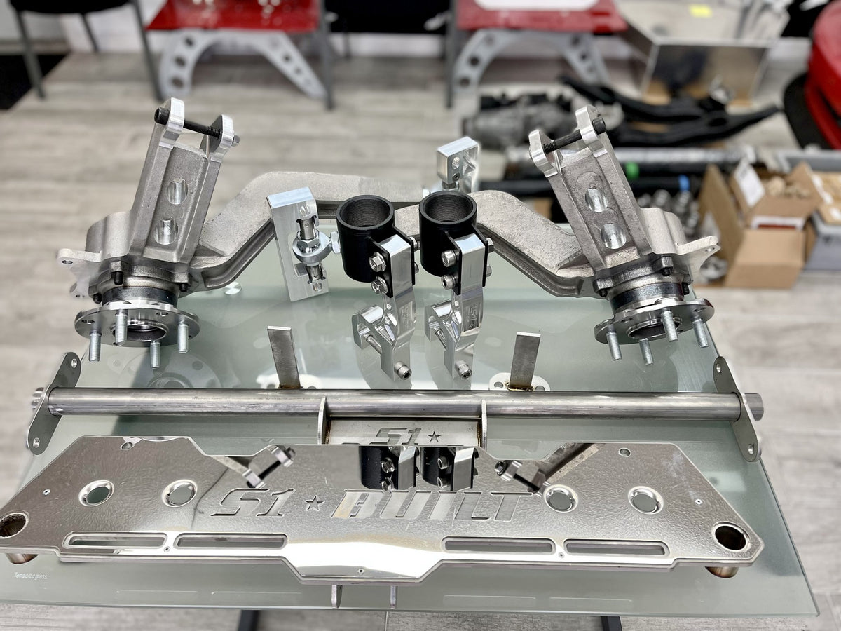 S1 BUILT Complete AWD Kit: Cast Aluminum AWD/RWD/FWD Rear Trailing Arm ...